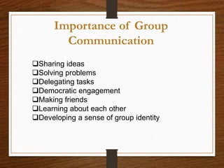 Group Communication | PPTX