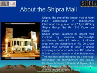 Shipra Mall | PPT
