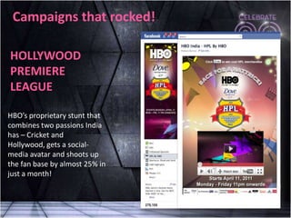 HBO India: The Social Media Story | PPTX