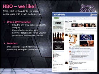HBO India: The Social Media Story | PPT