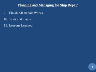 Ship repair | PPTX
