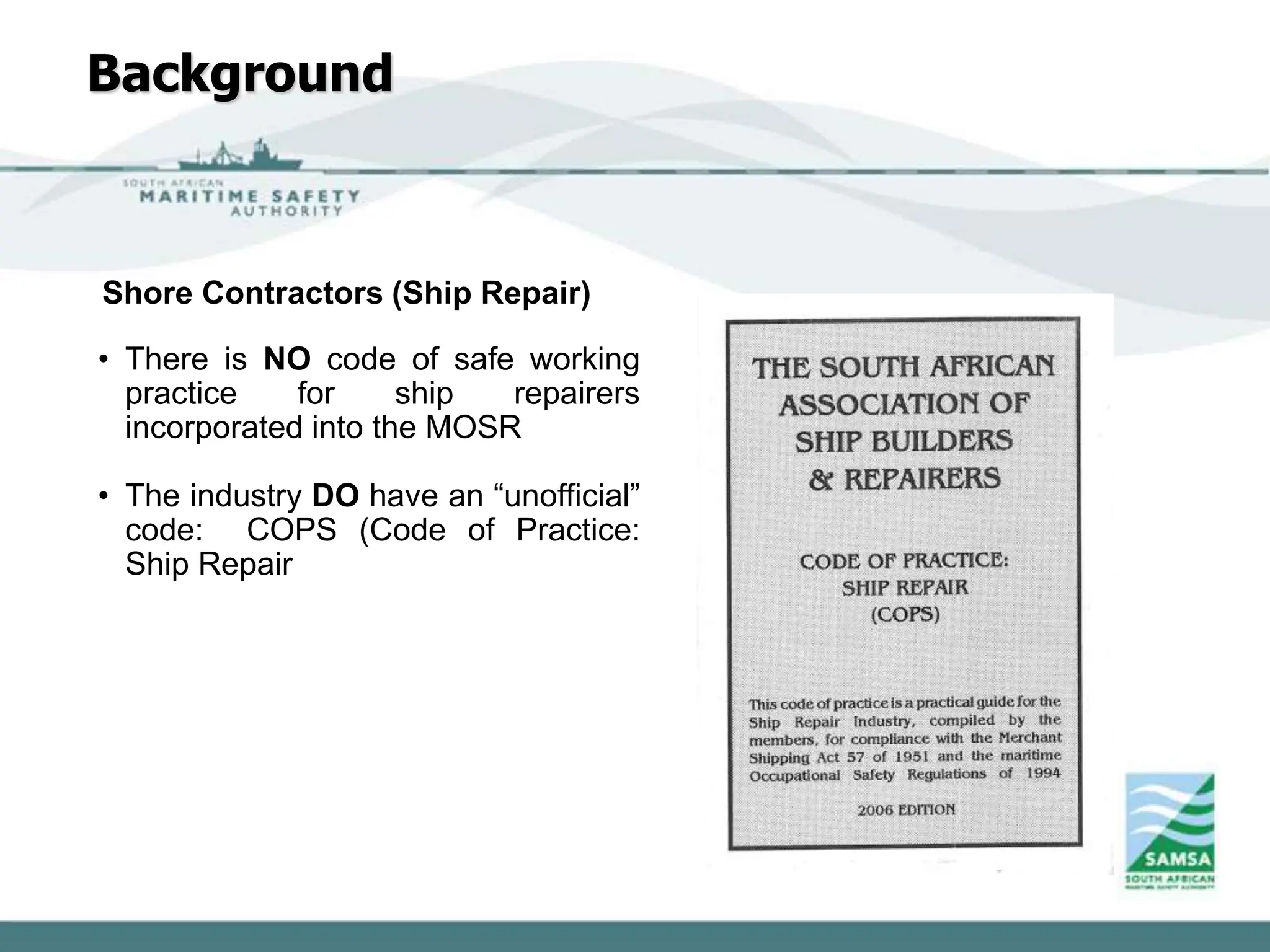 Ship Repair Occupational Health & Safety.ppt