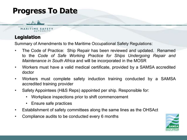 Ship Repair Occupational Health & Safety.ppt