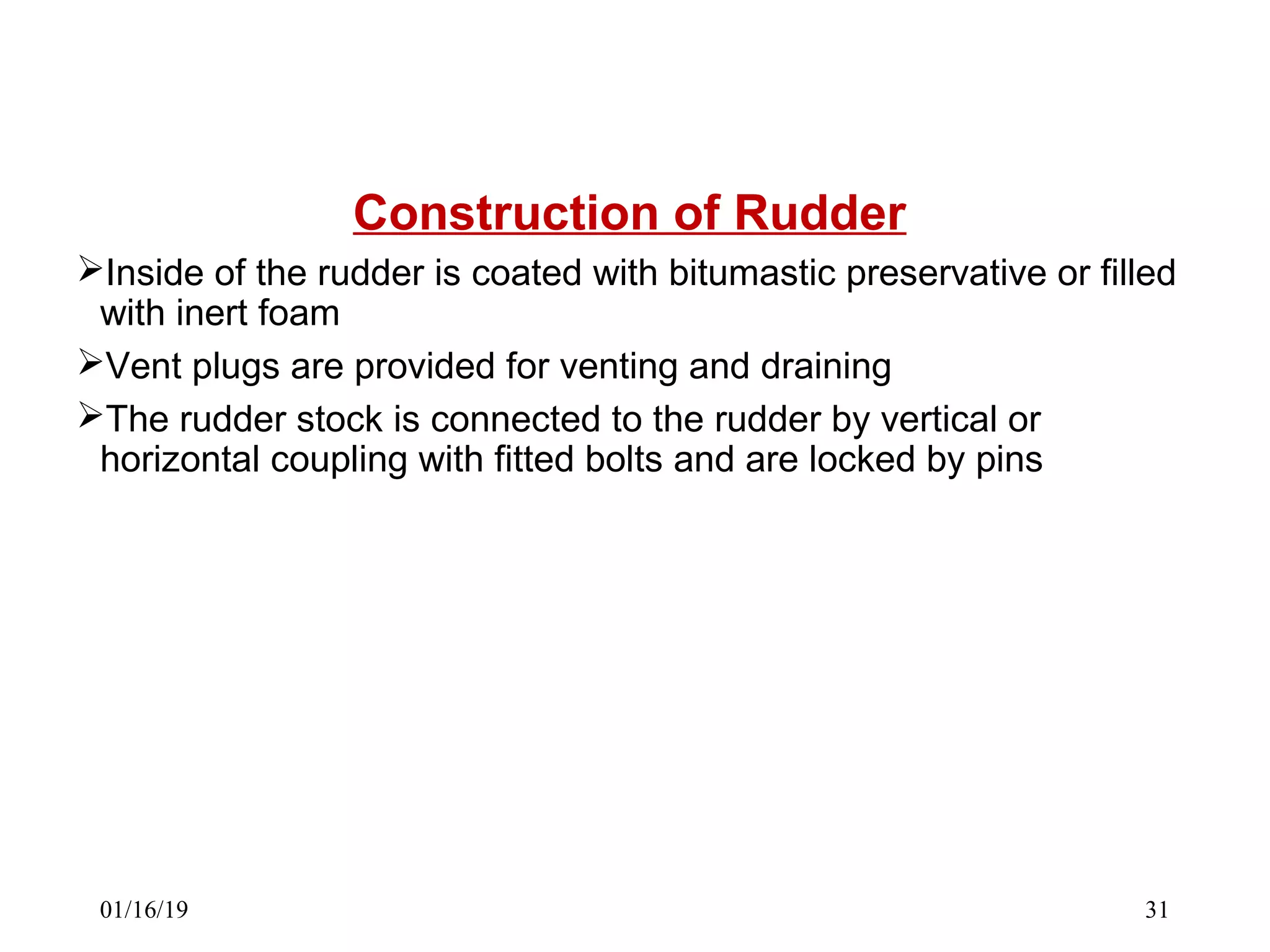 Ship Rudder | PPT