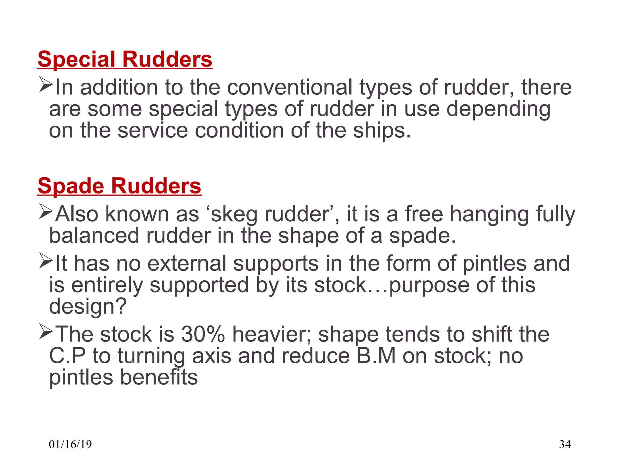 Ship Rudder | PPT