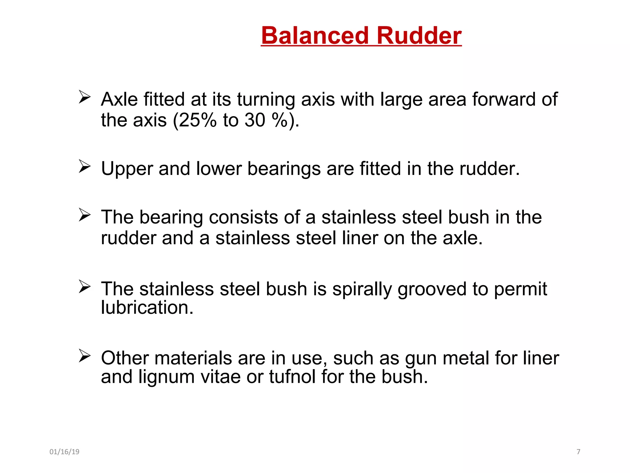 Ship Rudder | PPT
