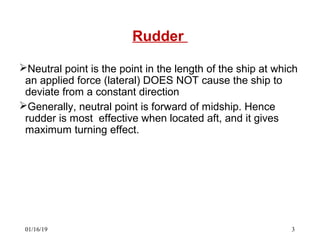 Ship Rudder | PPT | Sailing | Sports