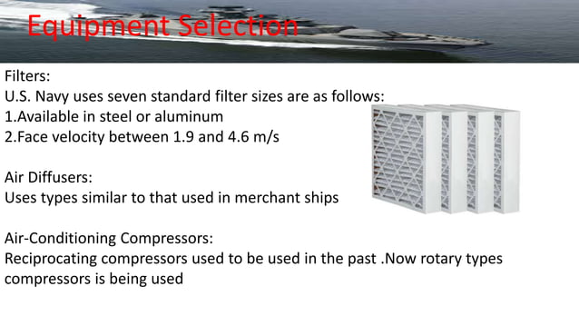 Ships air conditioning | PPTX | Weather | Science