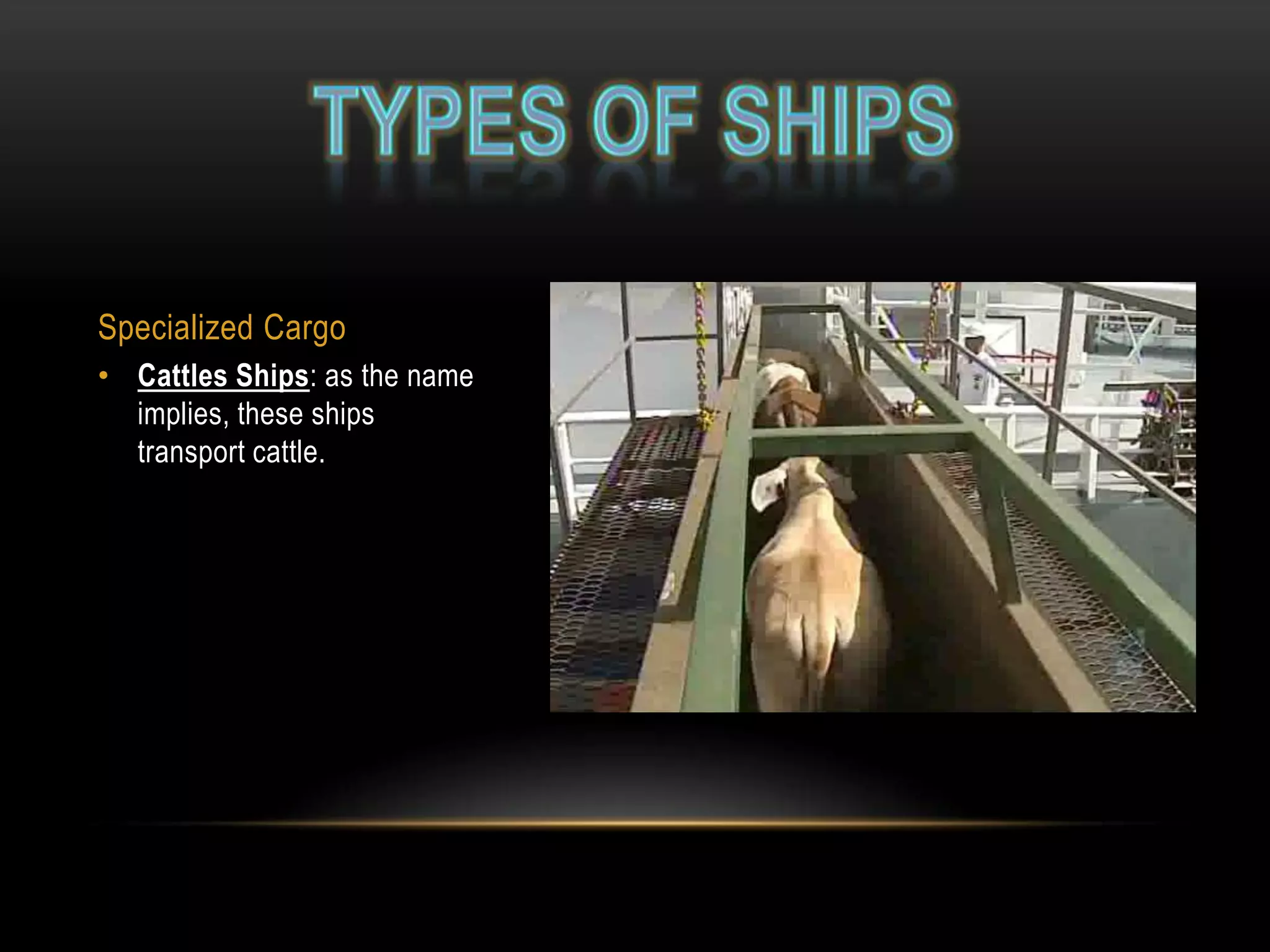 Ship´s dimension & types of ships | PPTX