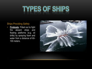 Ship´s dimension & types of ships | PPTX