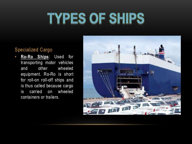 Ship´s dimension & types of ships