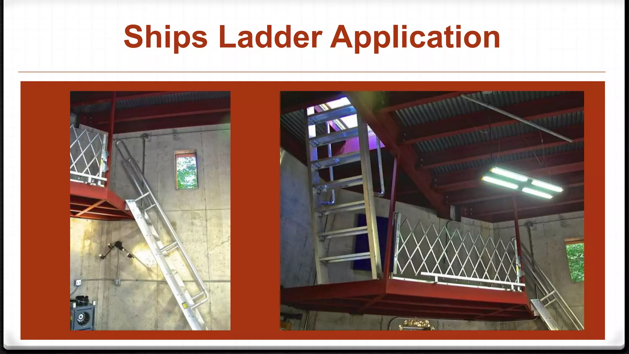 Ships ladder OSHA Code 1910.25 and IBC 1011.15 Code | PPTX