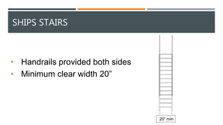 Ships ladder OSHA 1910.25 code 2018 | PPTX