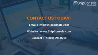 Ship Smarter with ShipConsole’s Native NetSuite Integration | PPT