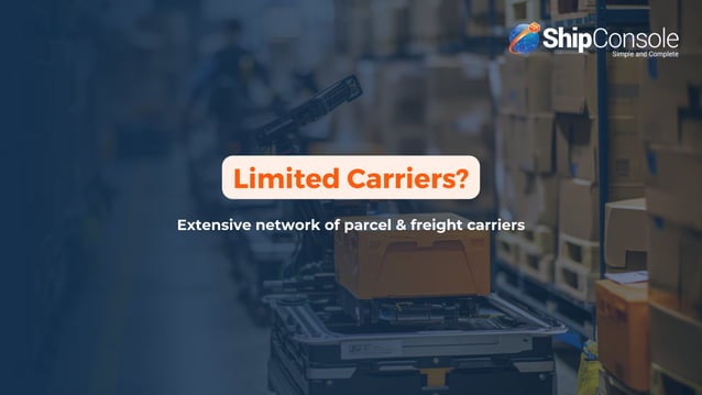 Ship Smarter with ShipConsole’s Native NetSuite Integration | PPT