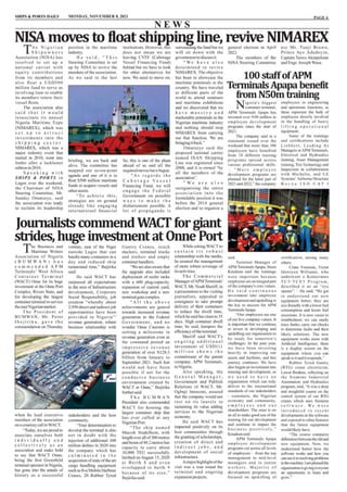 Ships & ports daily newspaper | PDF