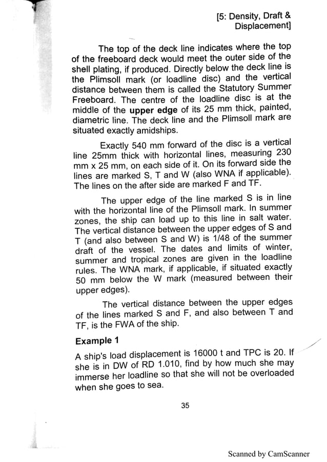 Ship Stability notes for diploma students | PDF