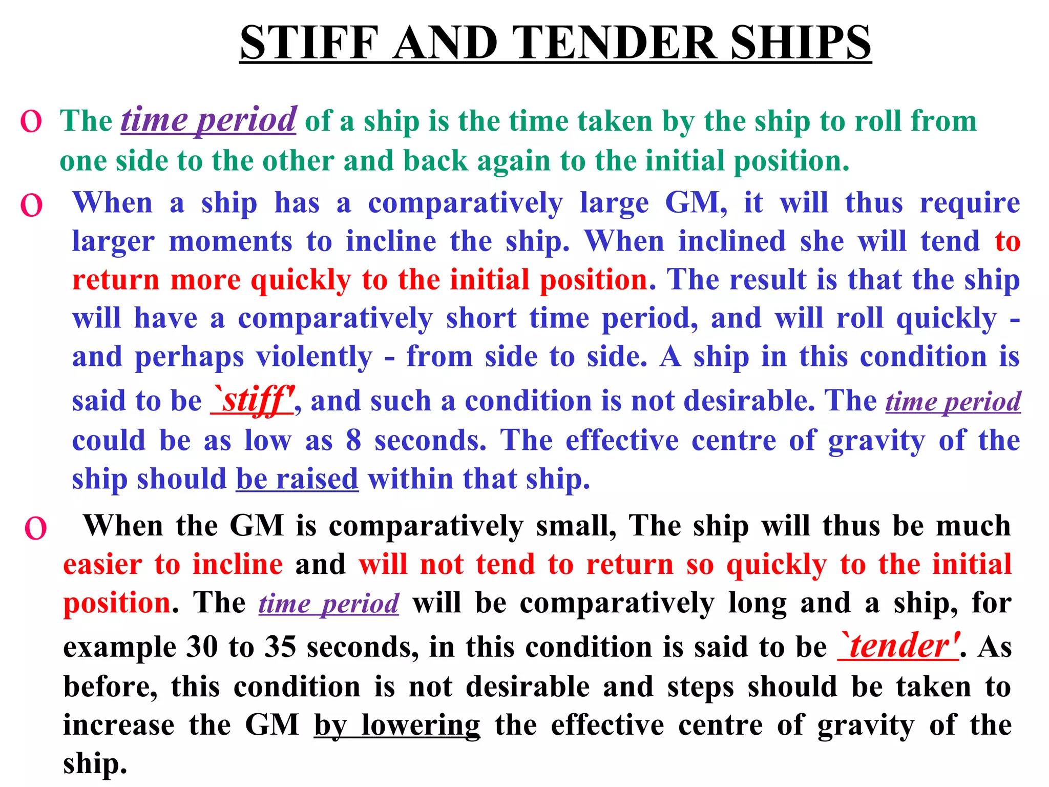 Ship's Transverse Stability | PPT