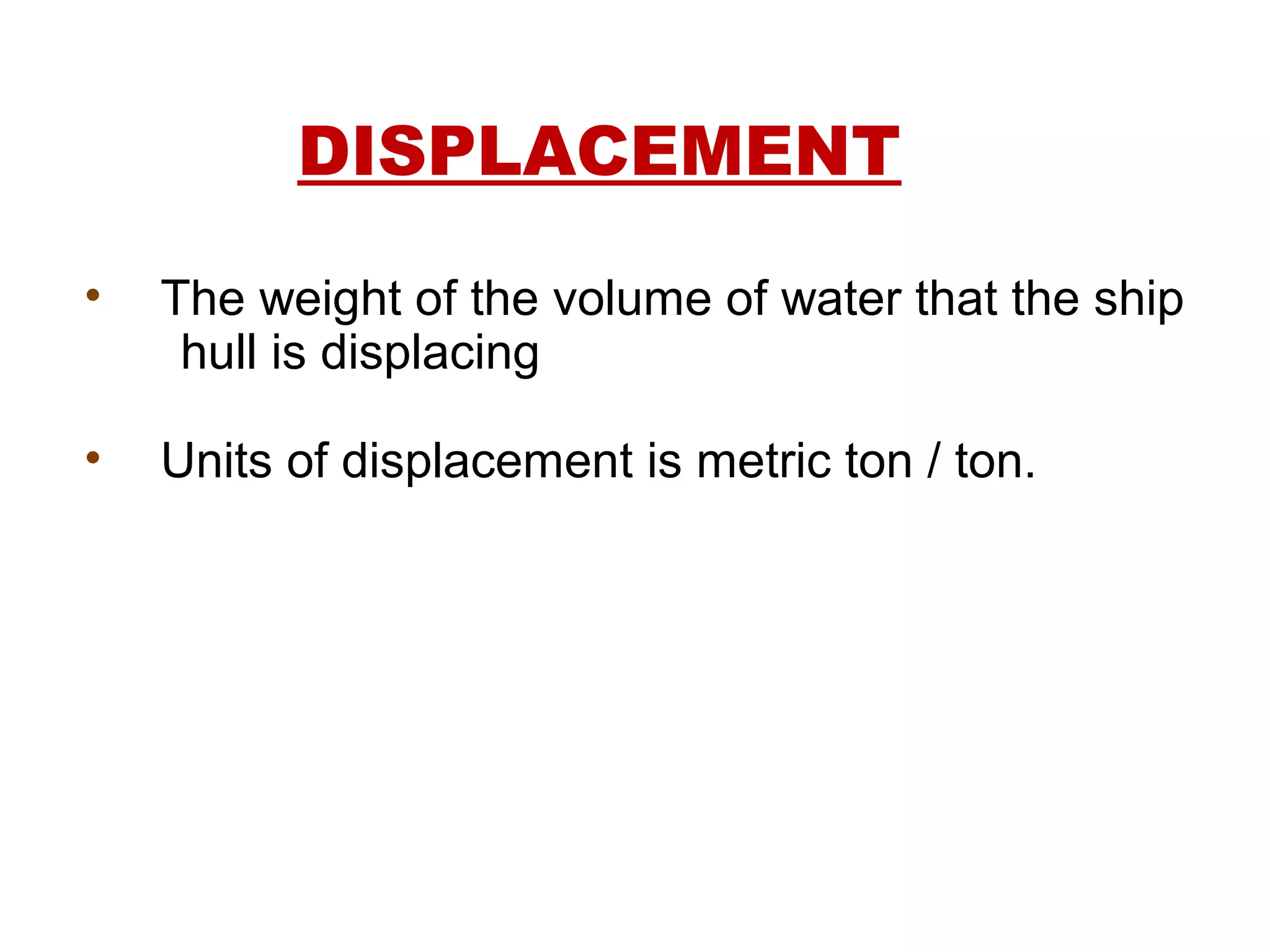 Ship's Transverse Stability | PPT