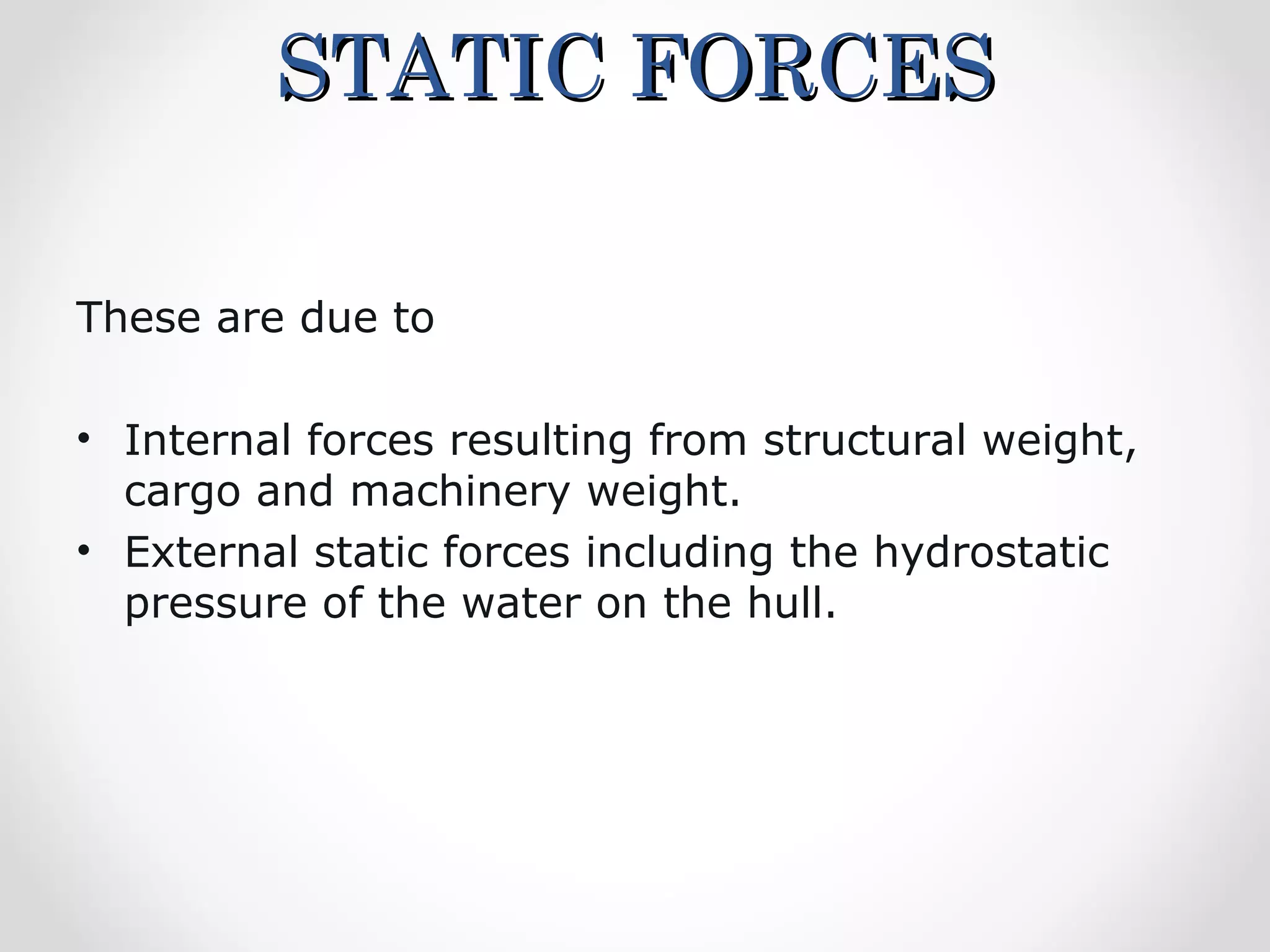 Ship stresses | PPT