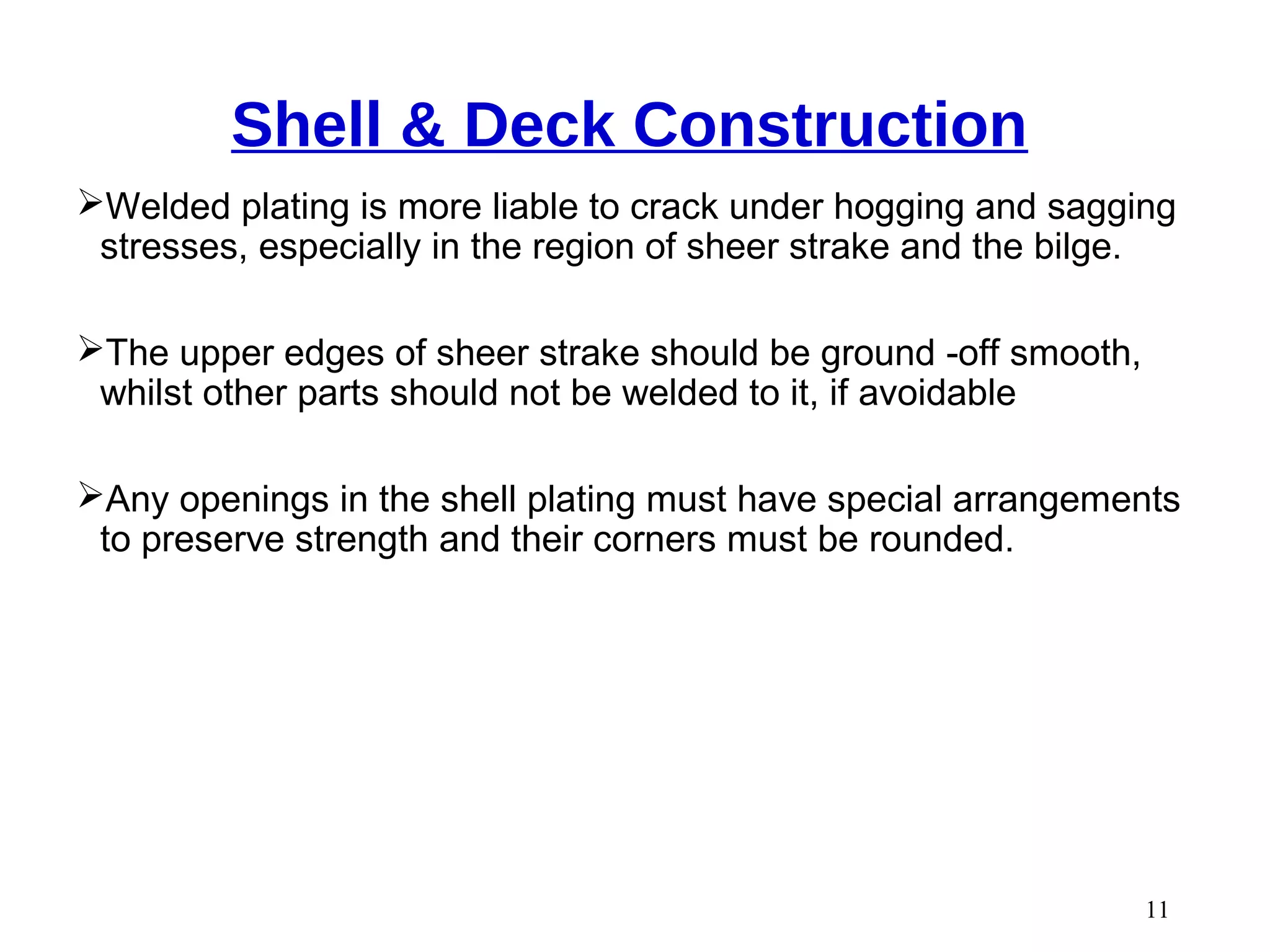 Ship Structural Components | PPT