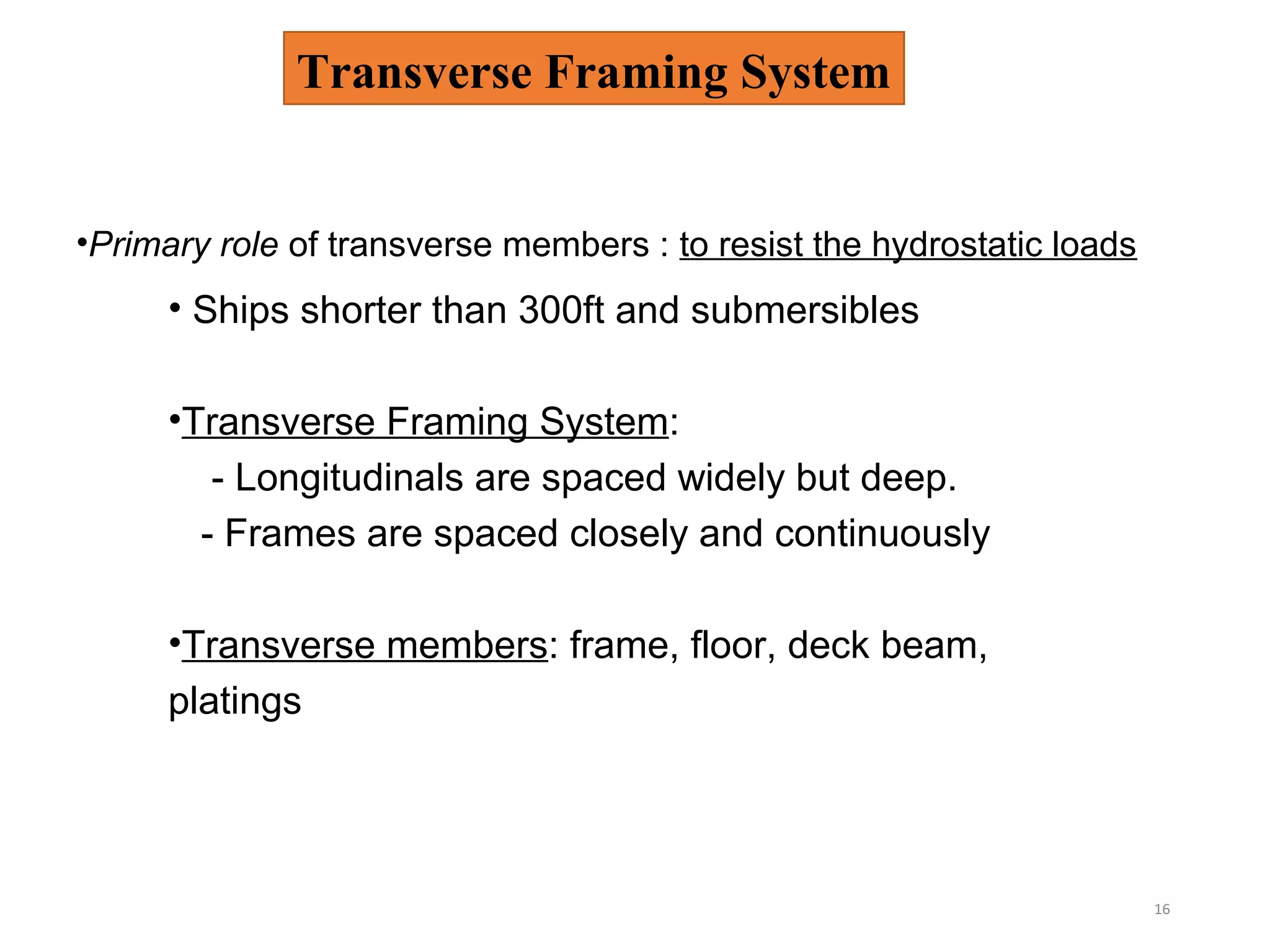 Ship Structural Components | PPT