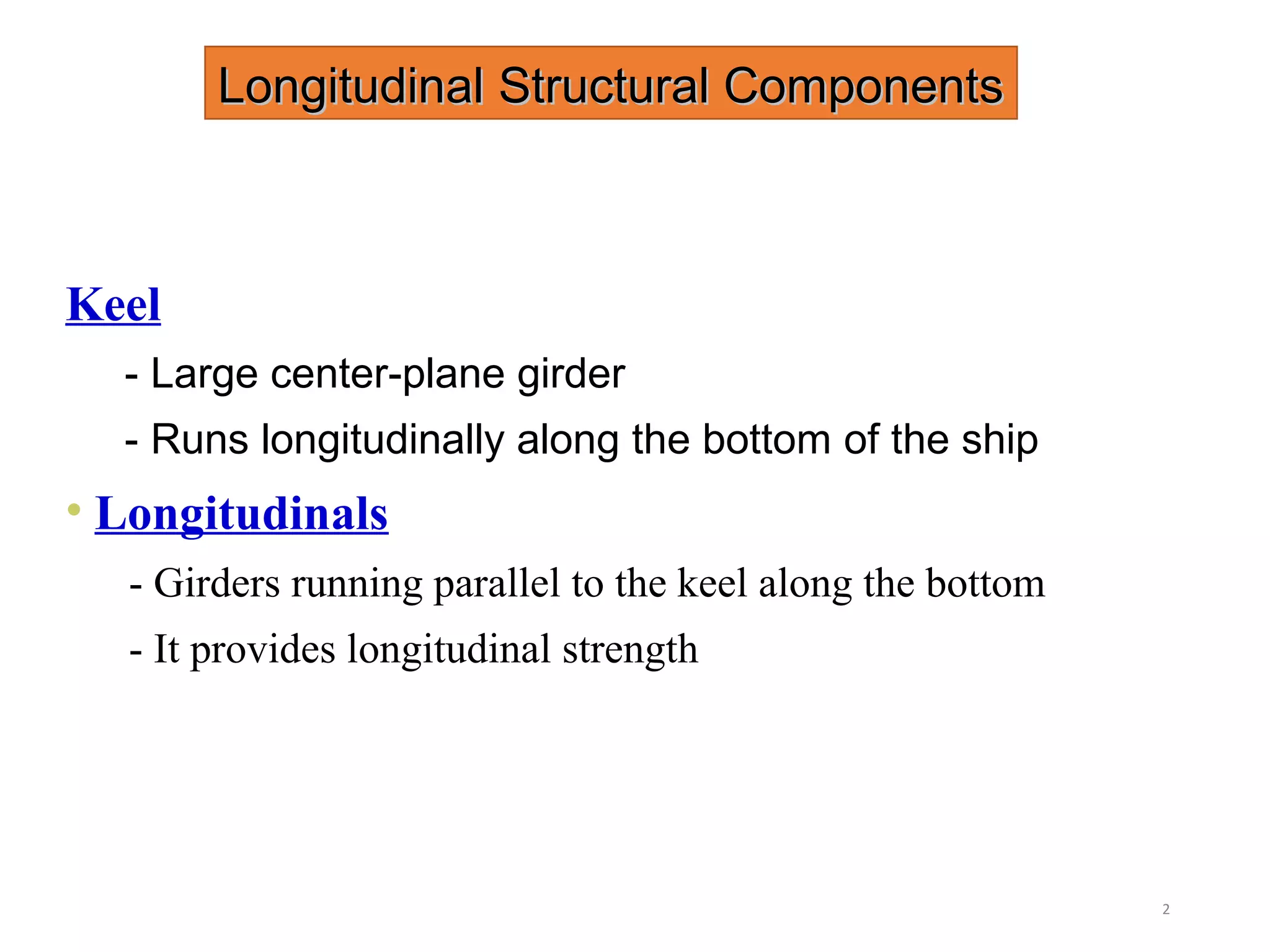 Ship Structural Components | PPT