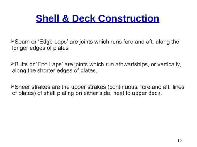 Ship Structural Components | PPT | Surfing and Bodyboarding | Extreme ...