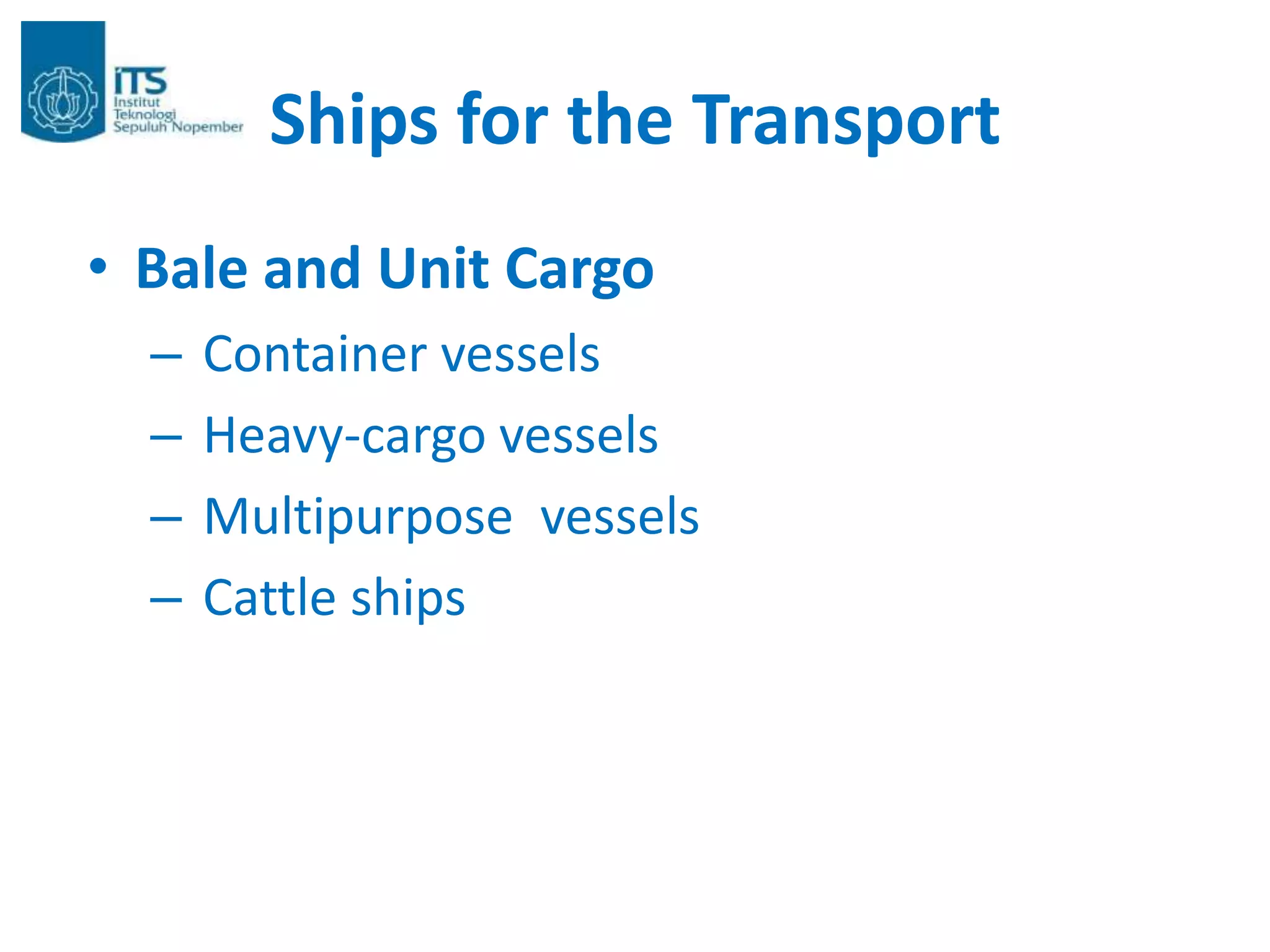 Ship’s types | PPTX