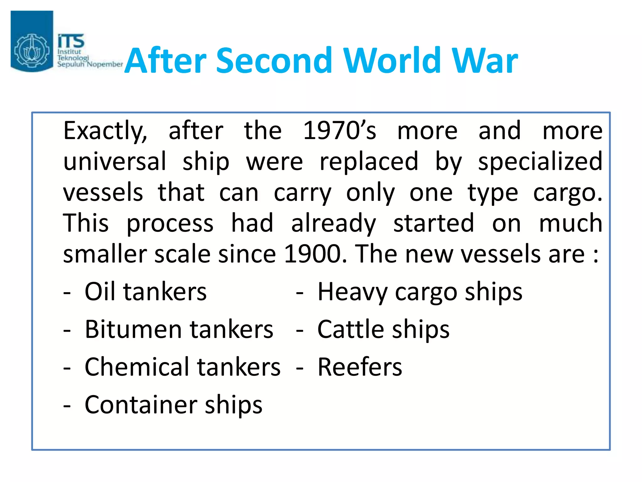 Ship’s types | PPTX