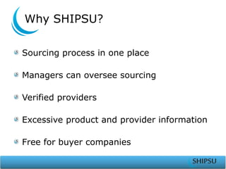SHIPSU for Buyers | PPSX