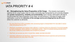 Tracking Tools For Air Cargo Modernization | PPTX