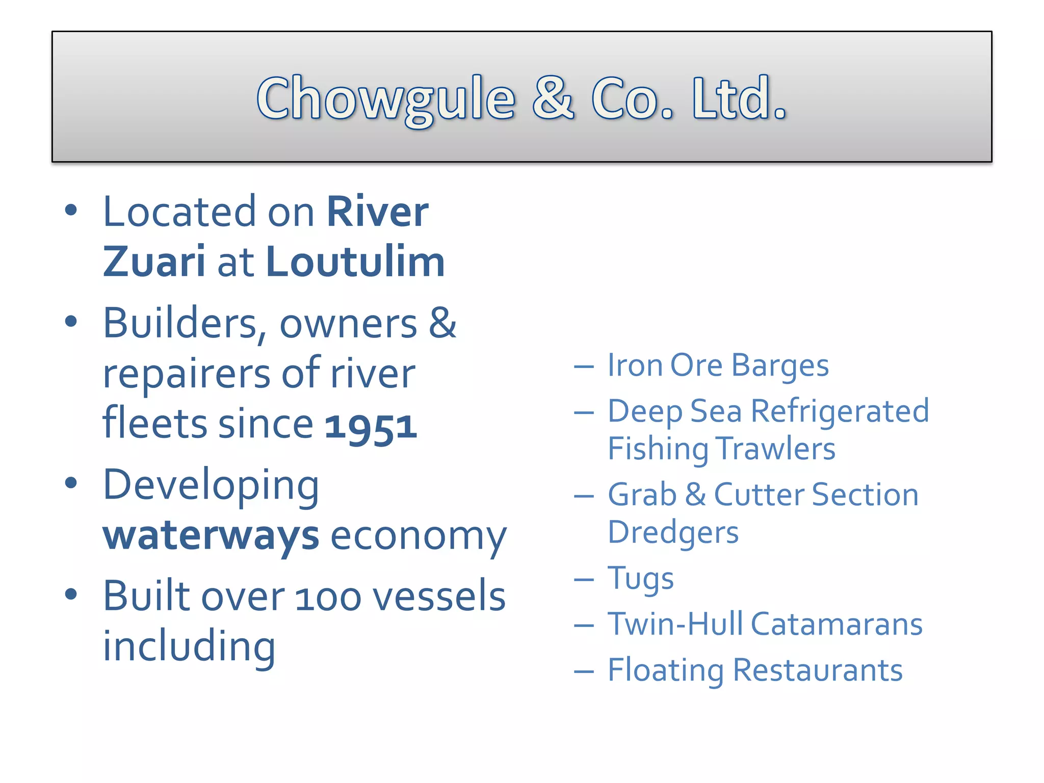 Shipyard layout improvement | PPTX