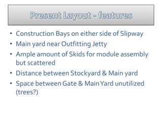 Shipyard layout improvement | PPTX