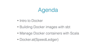 Ship your Scala code often and easy with Docker | PPT