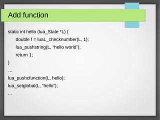 Lua زبان برنامه نویسی | PPT