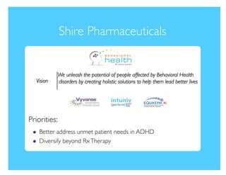 Shire adhd webinar slides draft 040613 | PDF | Medical Health