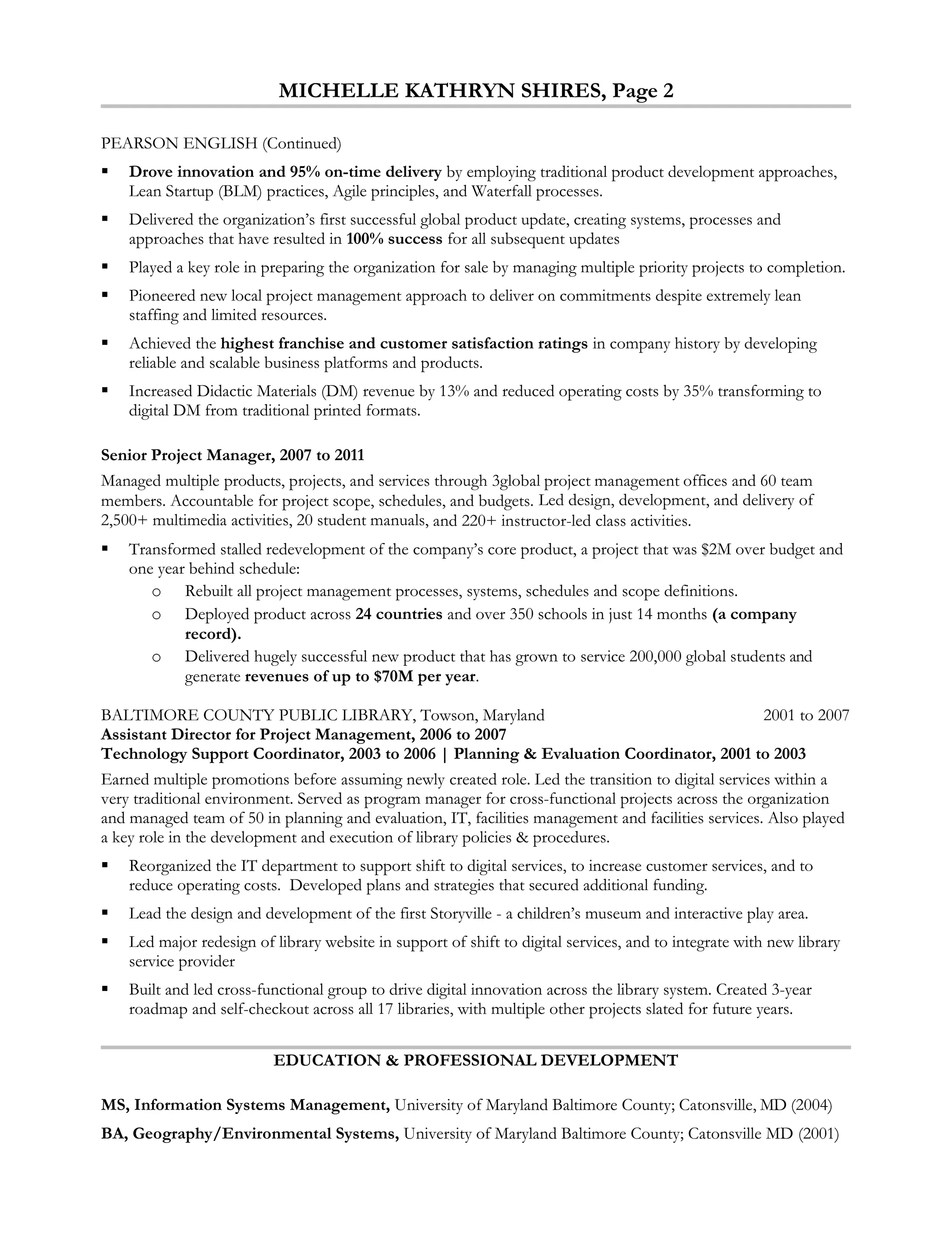 Shelly Shires Resume Jan 16 | PDF