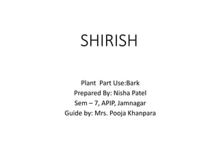Shirish | PPTX