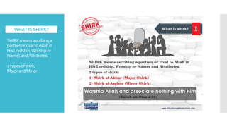 Shirk Explanation with Authentic hadeeth & Quran | PDF | Islam ...