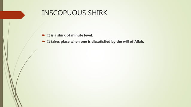 Shirkppt | PPTX | Islam | Religion & Spirituality