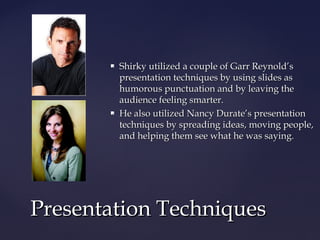 Clay Shirky TED Talks Recap | PPT | Talk Show | Genres