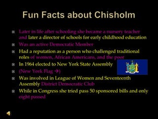 Shirley chisholm | PPTX
