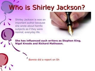 Shirley Jackson | PPT