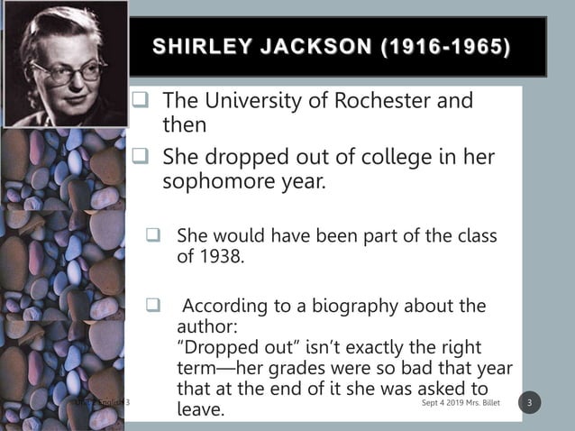 Shirley Jackson The Lottery PowerPoint Sept 4 2019 (1).ppt