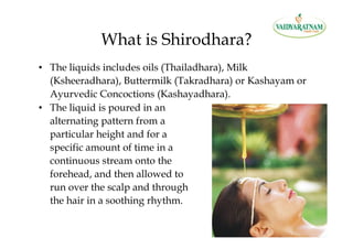 Shirodhara | PDF