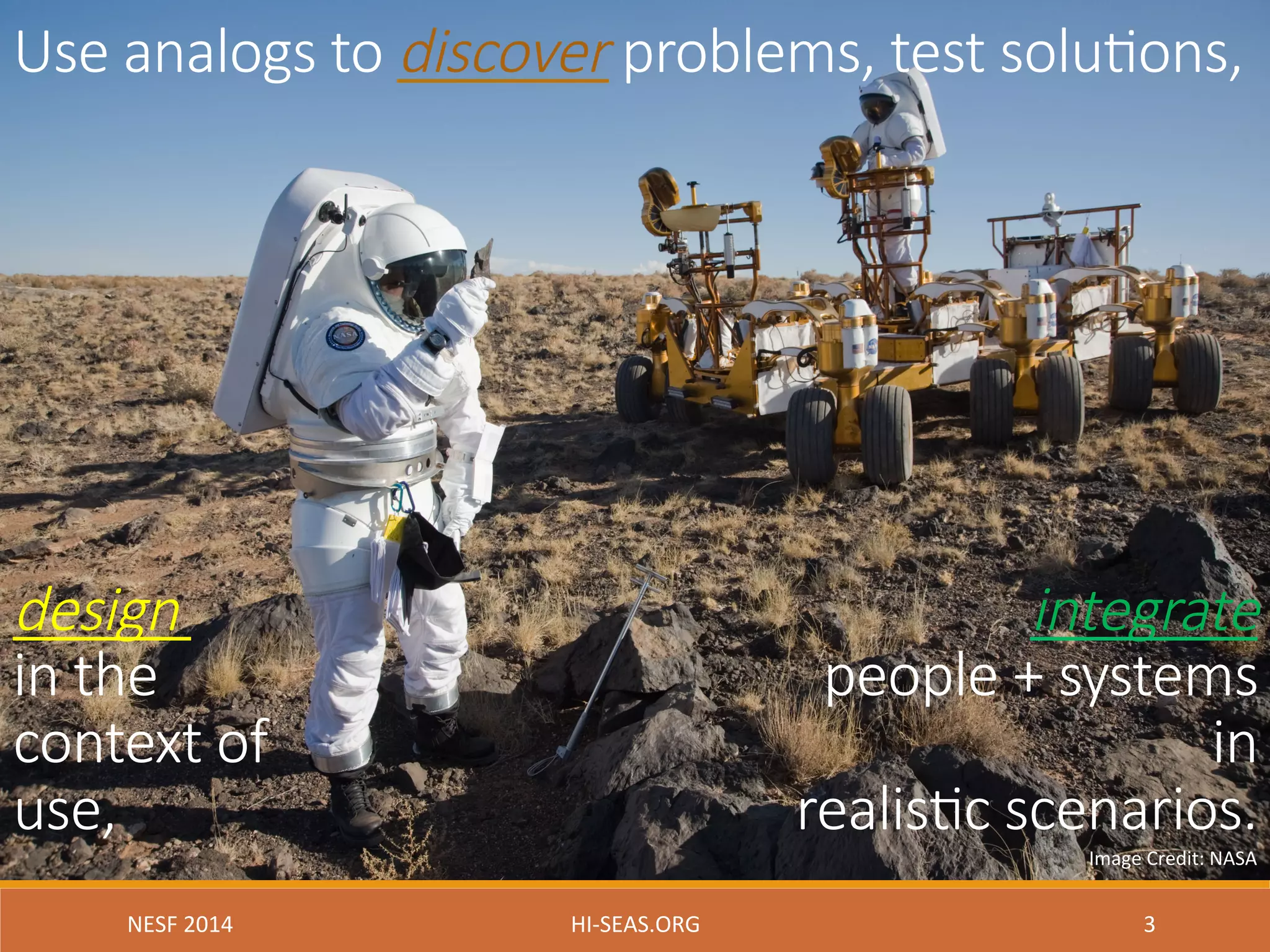 Geological field activities at the HI-SEAS planetary surface analog ...