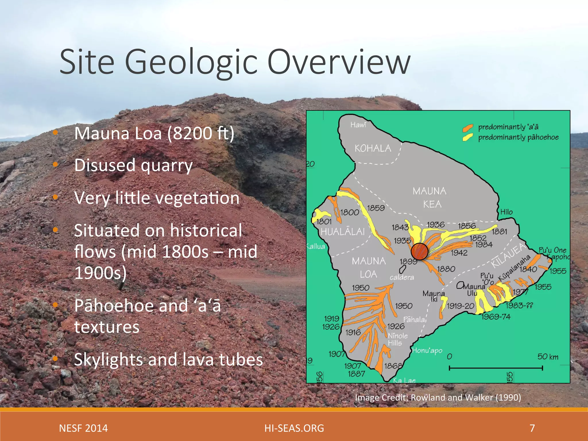 Geological field activities at the HI-SEAS planetary surface analog ...