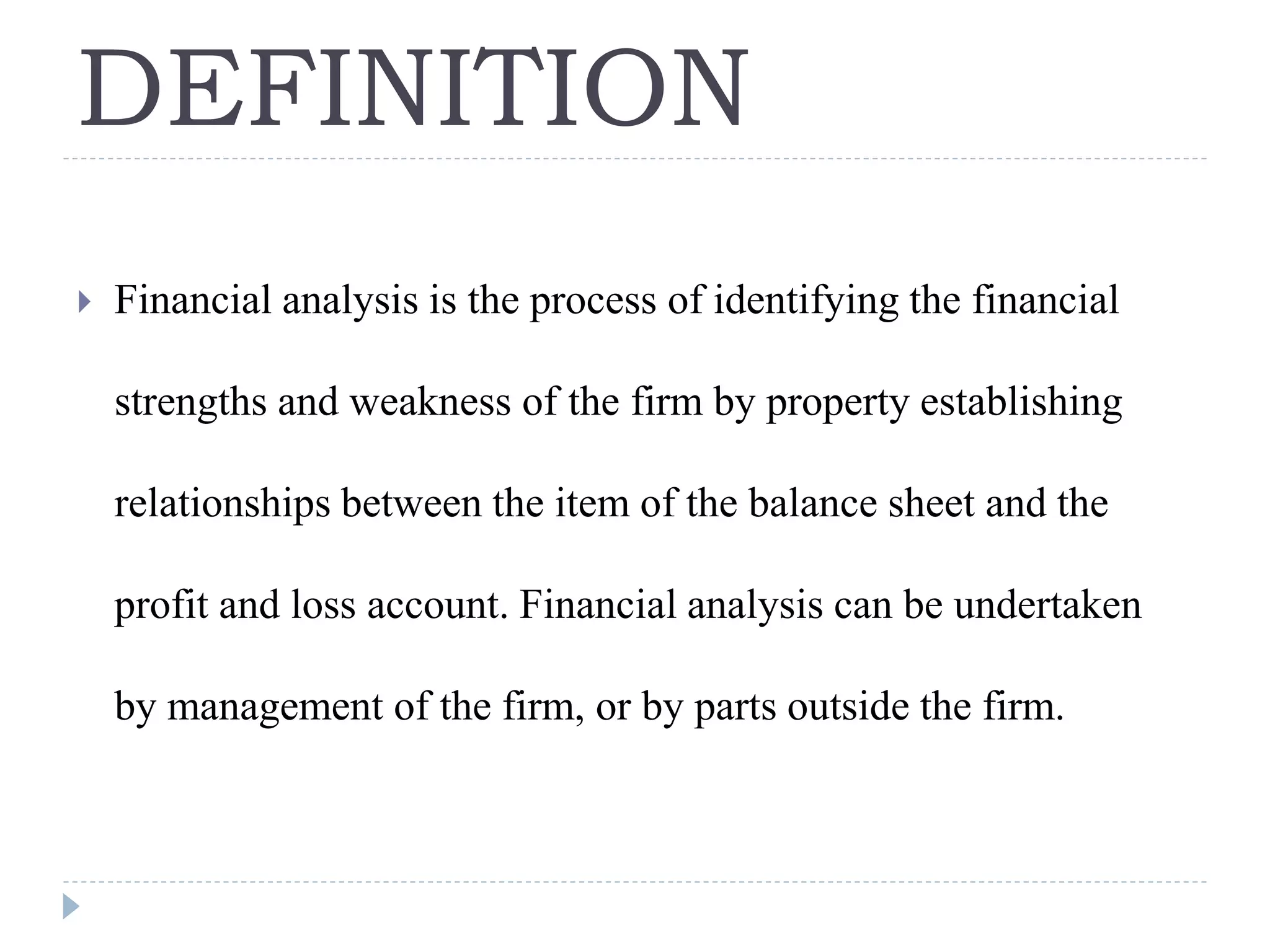 financial statement analysis ppt | PPTX