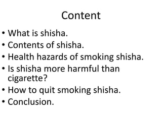 Shisha | PPTX